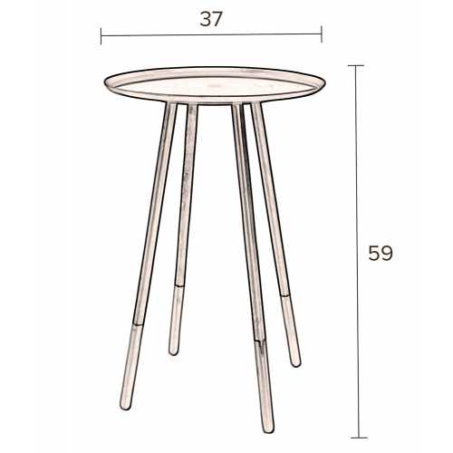 Dutchbone Eliot Side Table | Naken Interiors